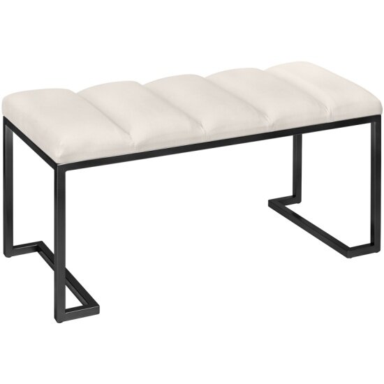 Банкетка Greenween OMEGA MINI, черная, Ivory, Bulon 850х400х435