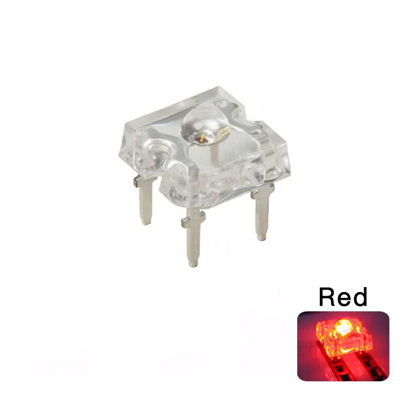 Светодиоды Piranha F3-RED 3мм красный 100 шт