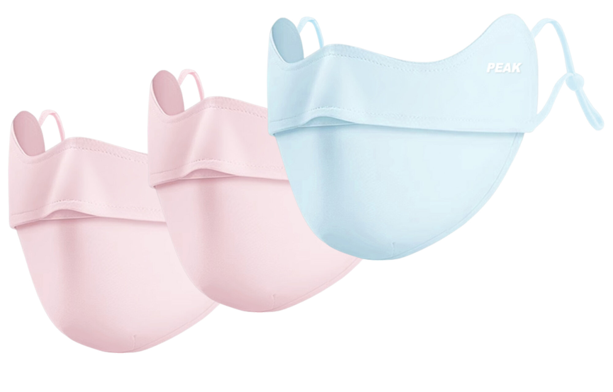 Многоразовая маска унисекс PEAK Ice Silk, светло-голубая, F EU