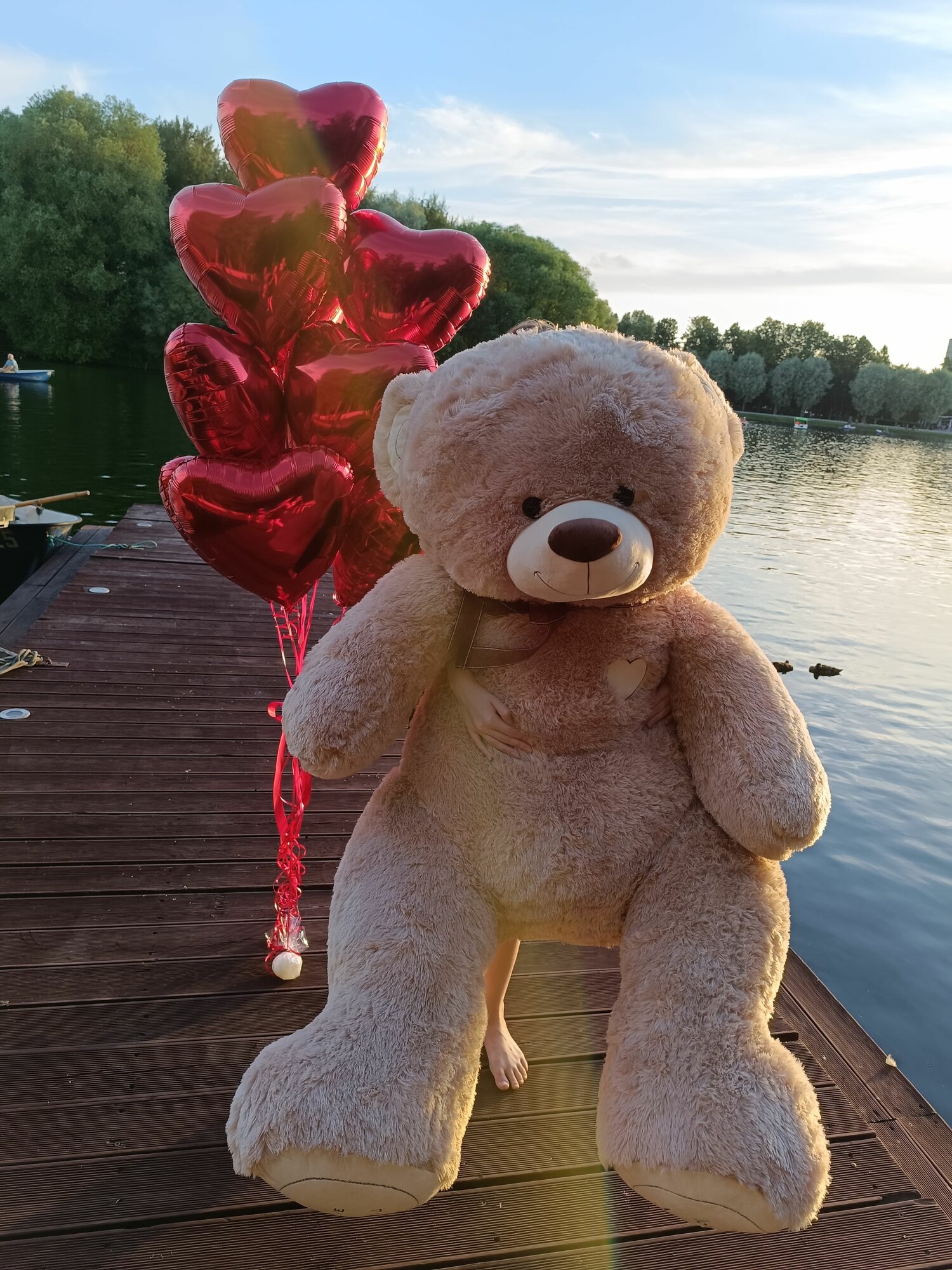 Огромный плюшевый Медведь 2 метра Коричневый, мягкая игрушка медведь, подарок на день рождения / новый год