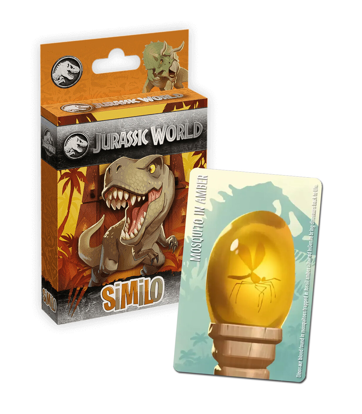 Настольная игра Similo Jurassic World с промокартой Mosquito in Amber