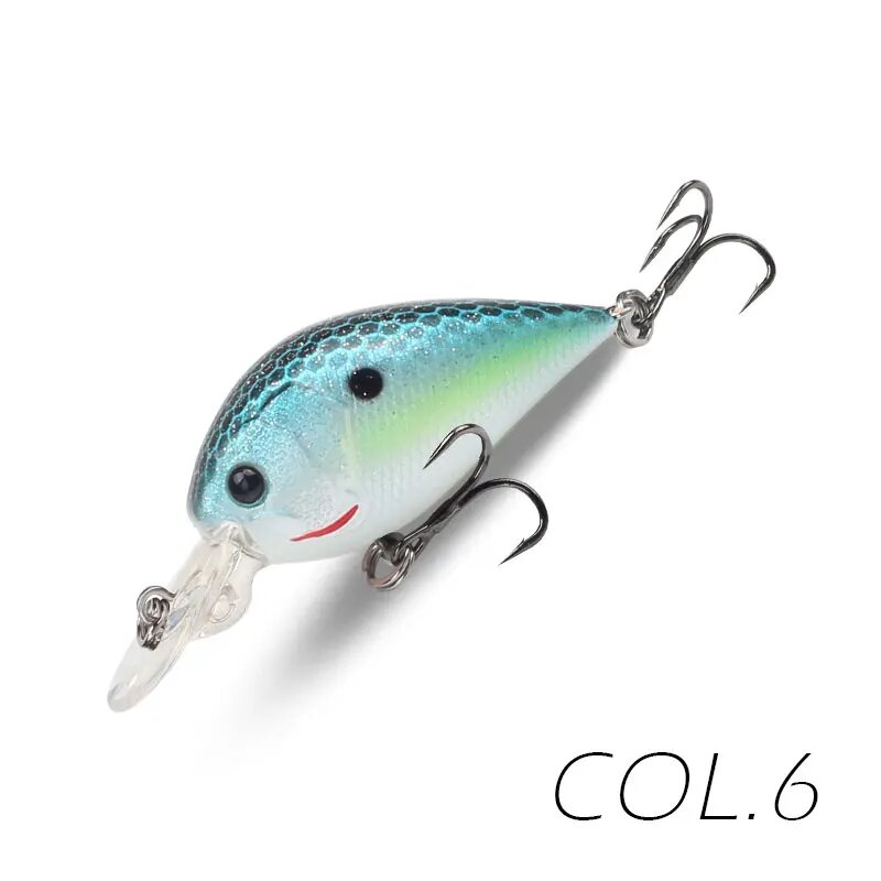 LETOYO Mini Crankbait 35 мм 4 г 6