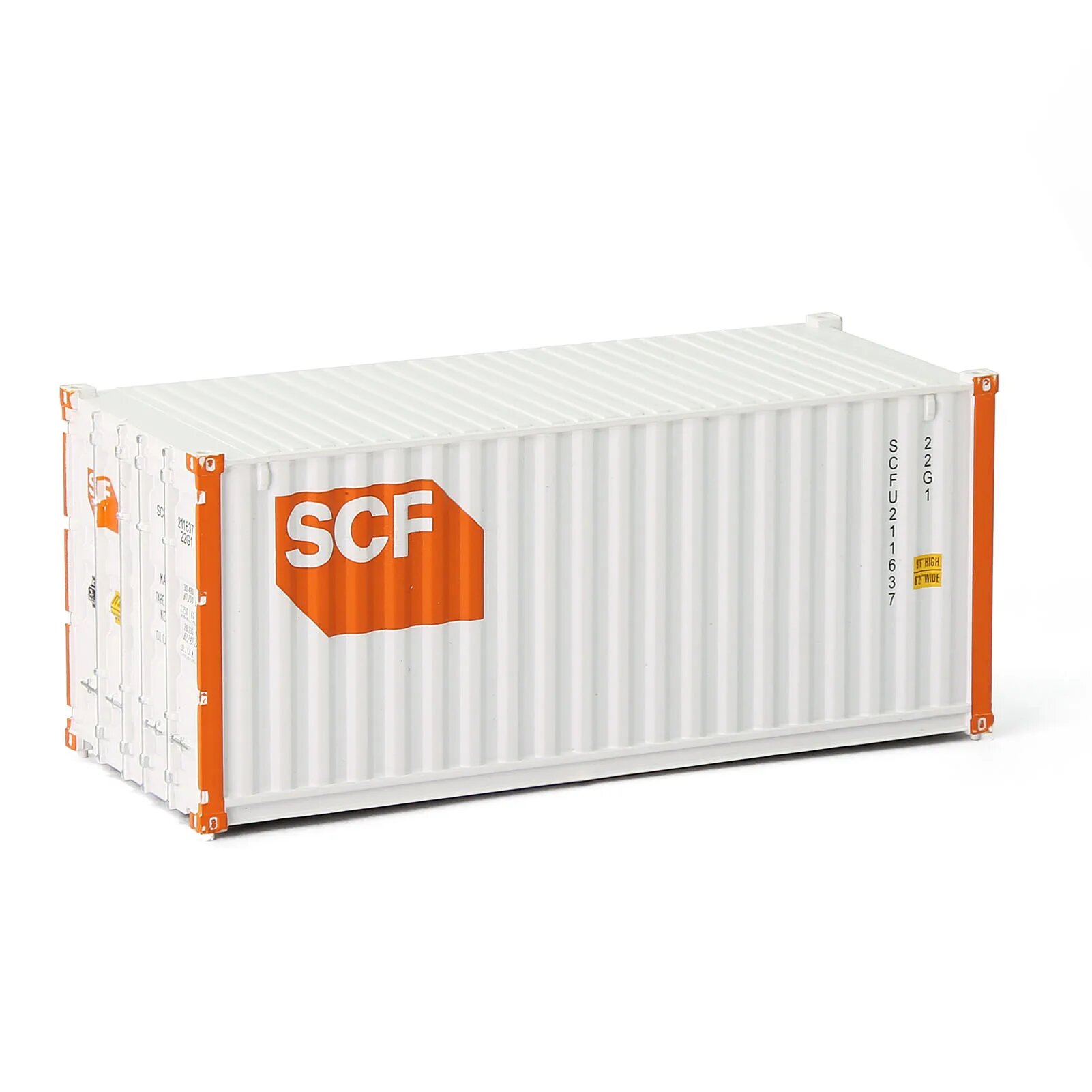 Контейнер 20-футовый SCF, масштаб 1:87