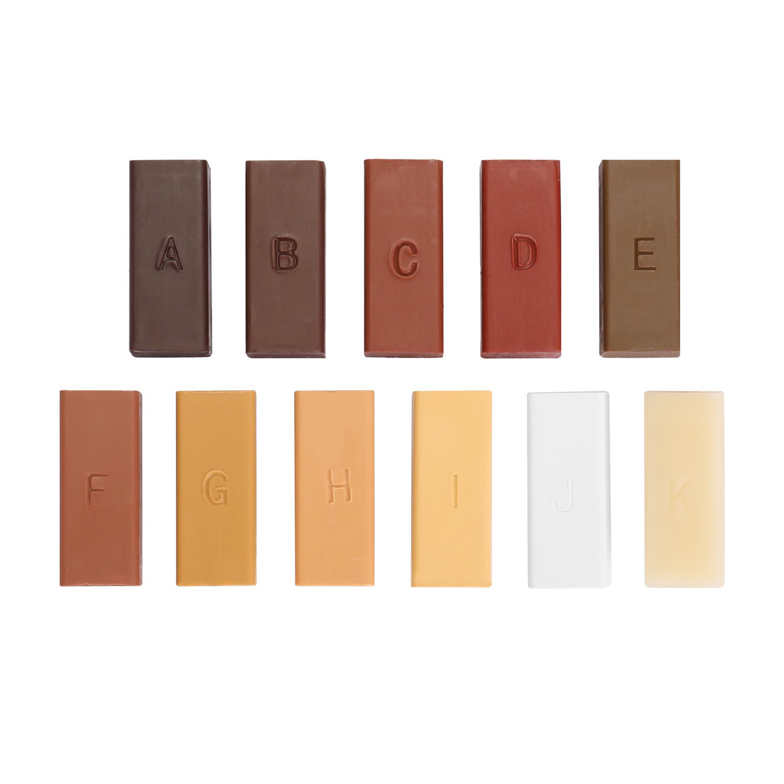 Набор для ремонта ламината, система воска, пол, столешница, прочная оболочка, царапины, чипы, ремонт, расходные материалы, основный материал: смола, размер воскового блока: 40*15*10мм, вес каждого блока: 7г, размер упаковки: 152*115*17мм, вес упаковки: