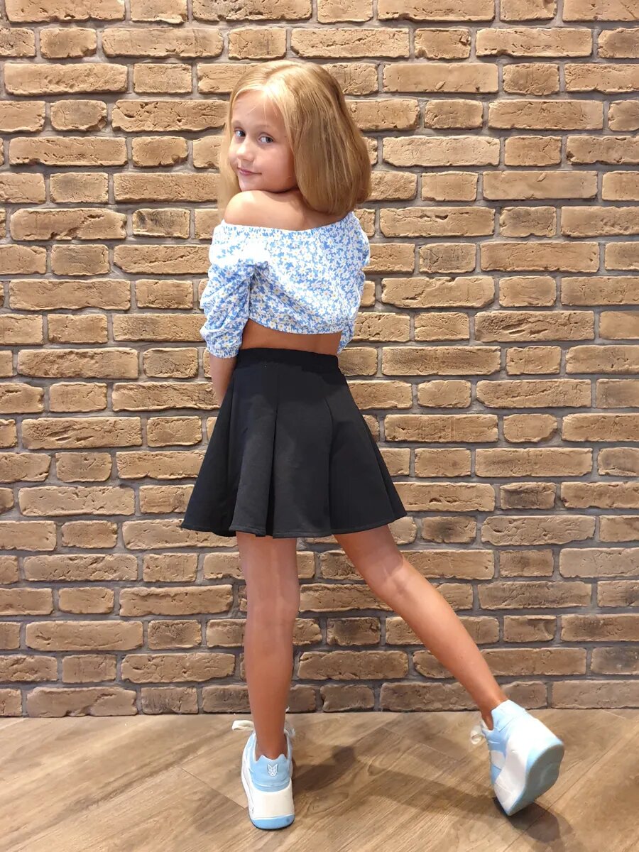 Школьная юбка-шорты