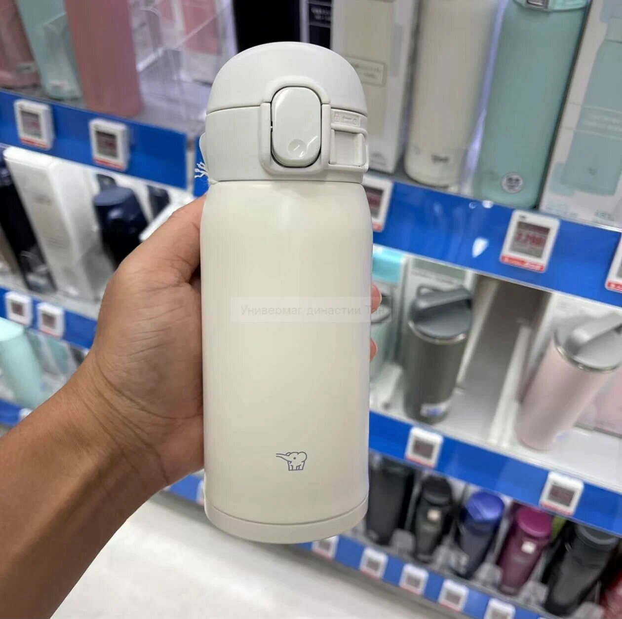 Термокружка Zojirushi SM-WS36 GM, нержавеющая сталь, вакуумная, непроливаемая, 0.36л