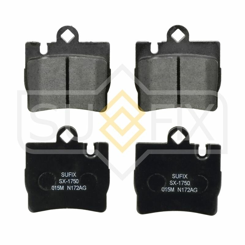 SUFIX Колодки тормозные задние MERCEDES-BENZ S280-600(W220) 98-05/ CL500-63(C215) 99-06