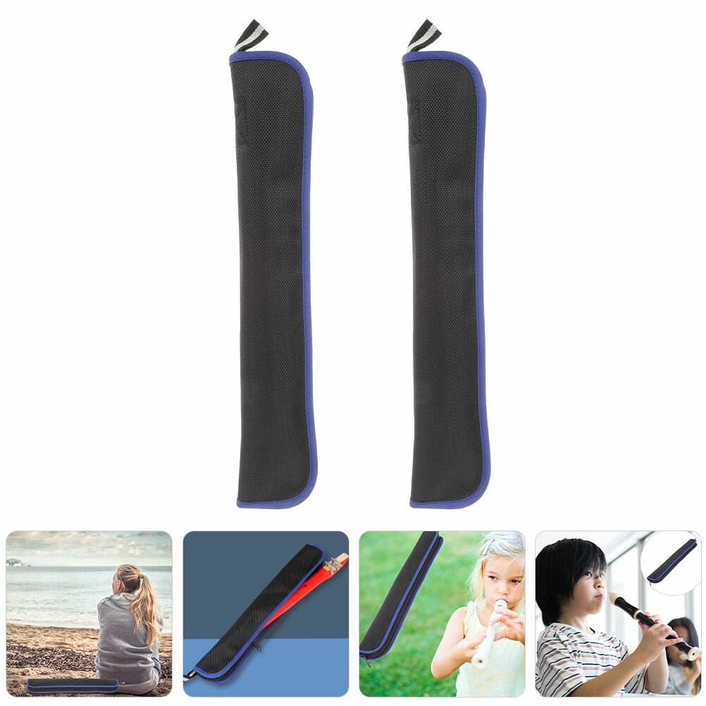 Портативный Чехол Для Флейты, 2 Штуки, Из Оксфордской Ткани, Для Защиты