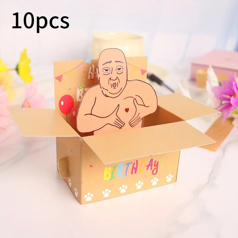 Открытка с днем рождения 3D