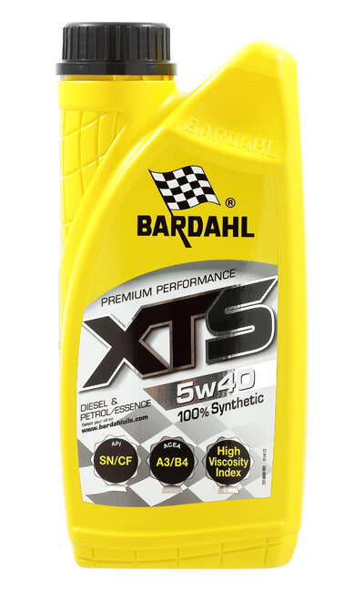 Масло моторное bardahl xts 5w-40 a3/b4 синтетическое 1л
