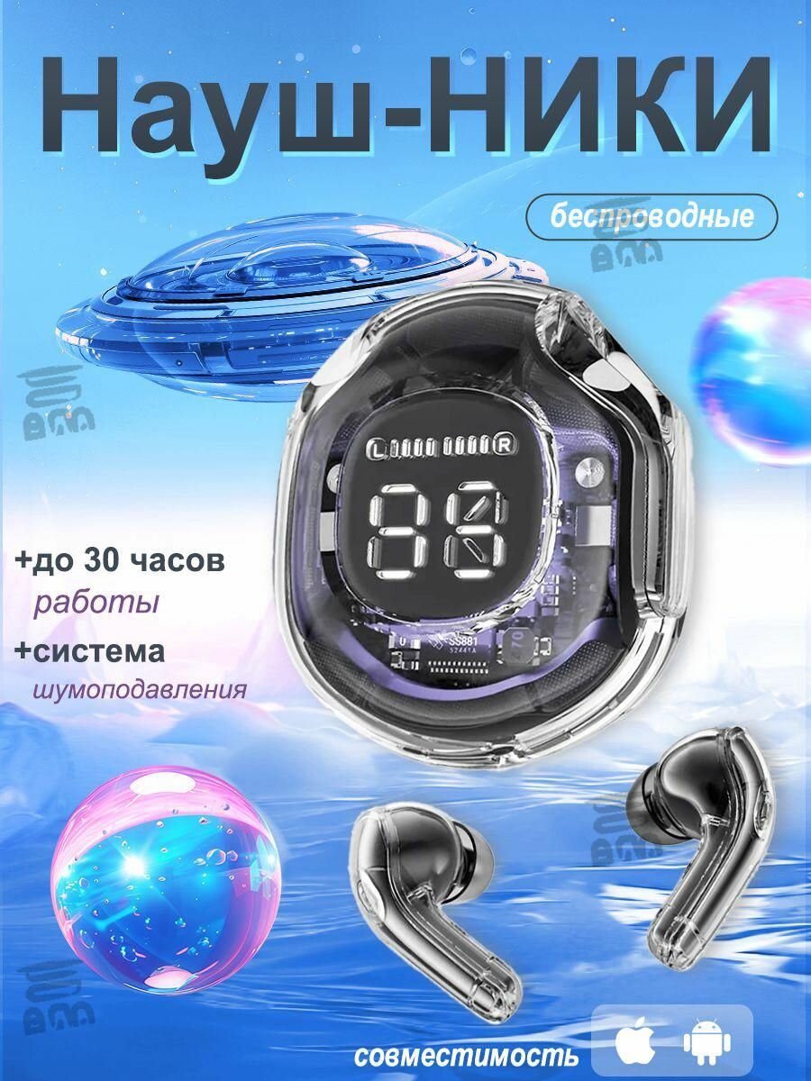 Наушники беспроводные / беспроводные наушники TWS Bluetooth с микрофоном, гарнитура