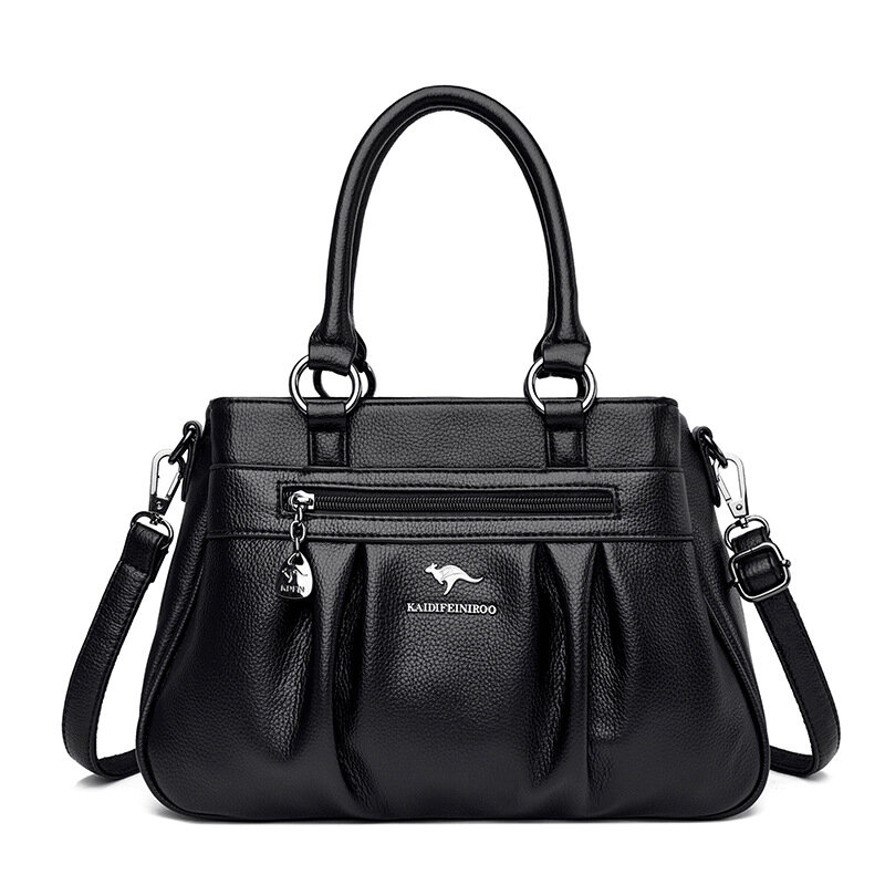Women's bag new 2025 crossbody shoulder bag multi-compartment women's large capacity handbag European and American one-piece drop shipping