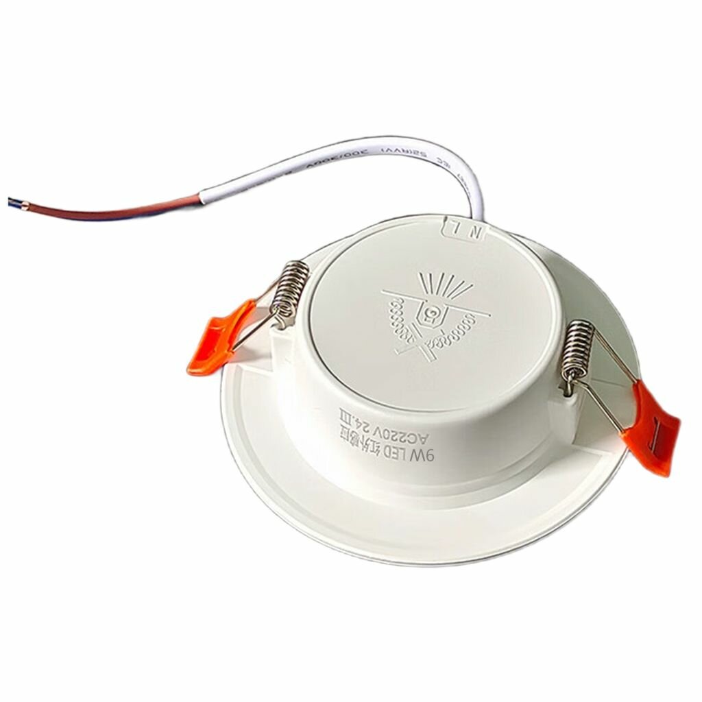 Светодиодная лампа с аксессуарами, (1шт) ультратонкий индукционный светильник для человеческого тела белого цвета 6500K-9 Вт