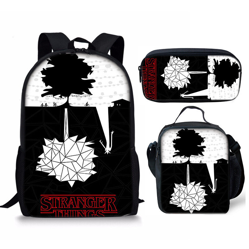 Новый продукт Amazon Stranger Things 4 Stranger Things 4, школьная сумка для школьников, детский рюкзак, сумка через плечо, пенал