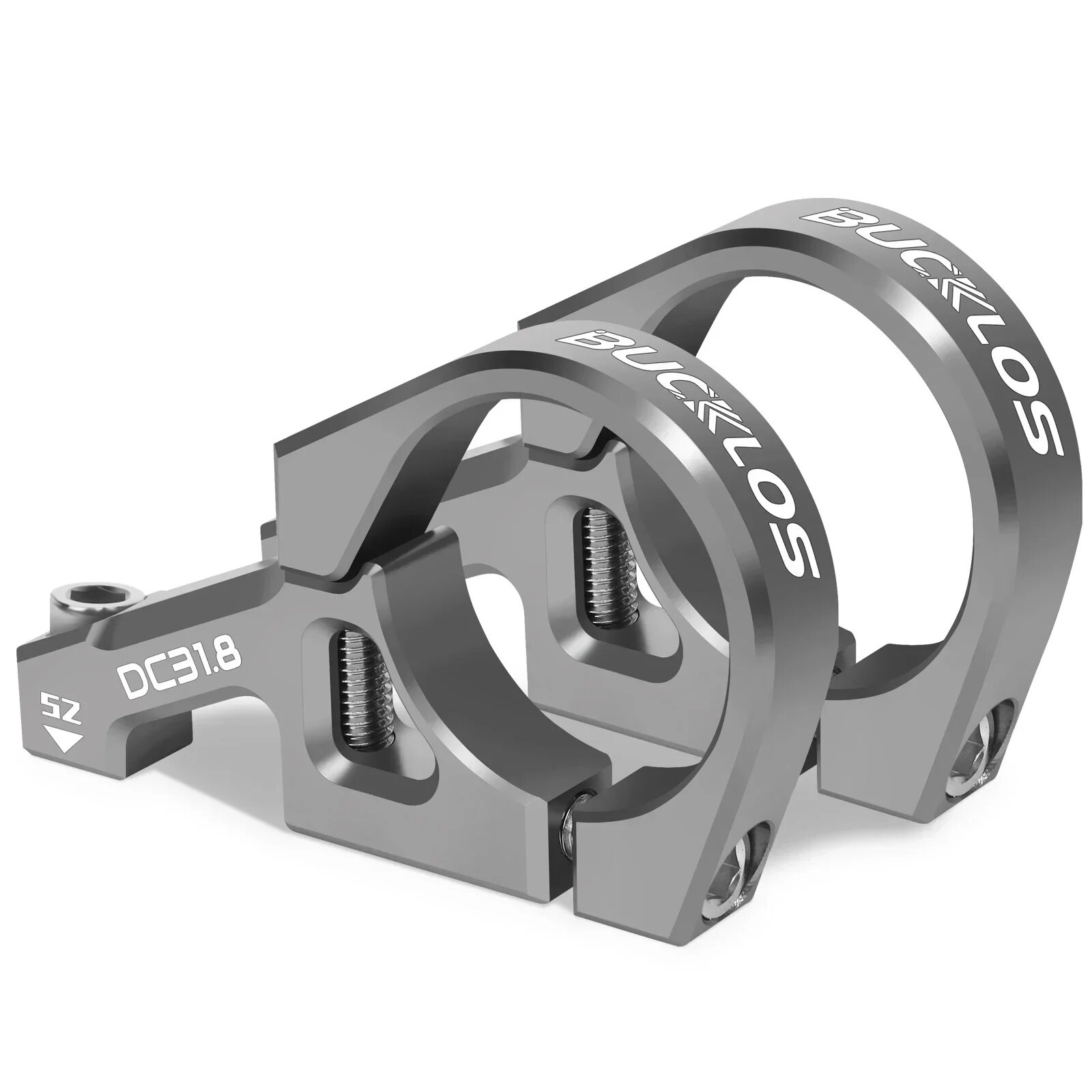 Вынос руля BUCKLOS 35 мм, 31.8MM-TITANIUM, черный