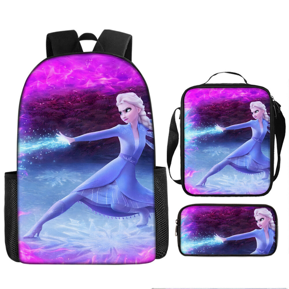 Школьная сумка для детей, детский сад, женский лед и снег, принцесса Эльзы, компьютерная сумка, водоотталкивающий костюм большой вместимости, новая сумка через границу