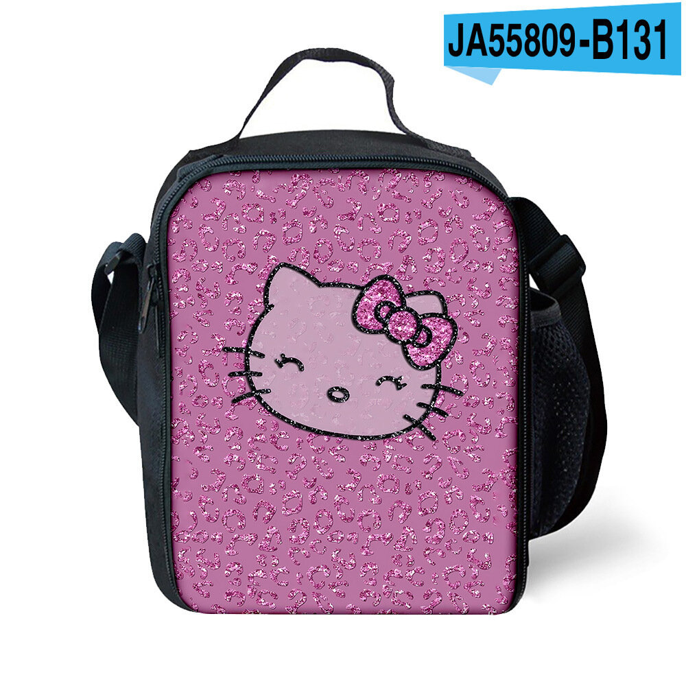 Трансграничный хит продаж, милый HelloKitty, сумка для обеда Hello Kitty, сумка для льда, студенческая сумка для еды, мультяшная сумка на плечо
