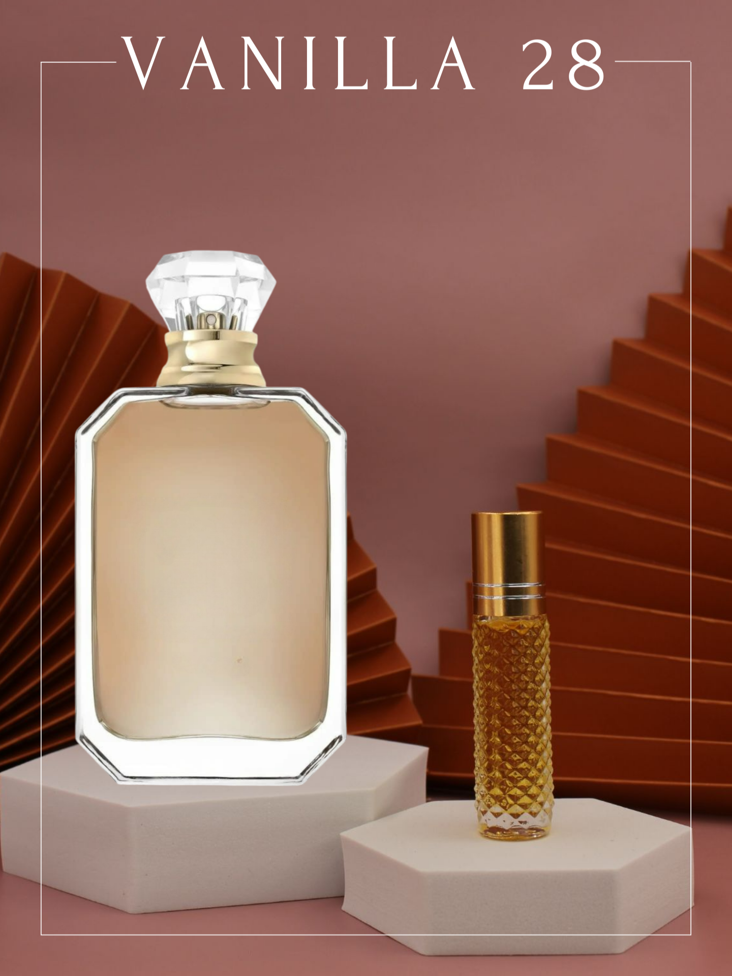 Духи масляные Vanilla 28; Timeless Perfume; Ванила 28 роликовый флакон 8 мл