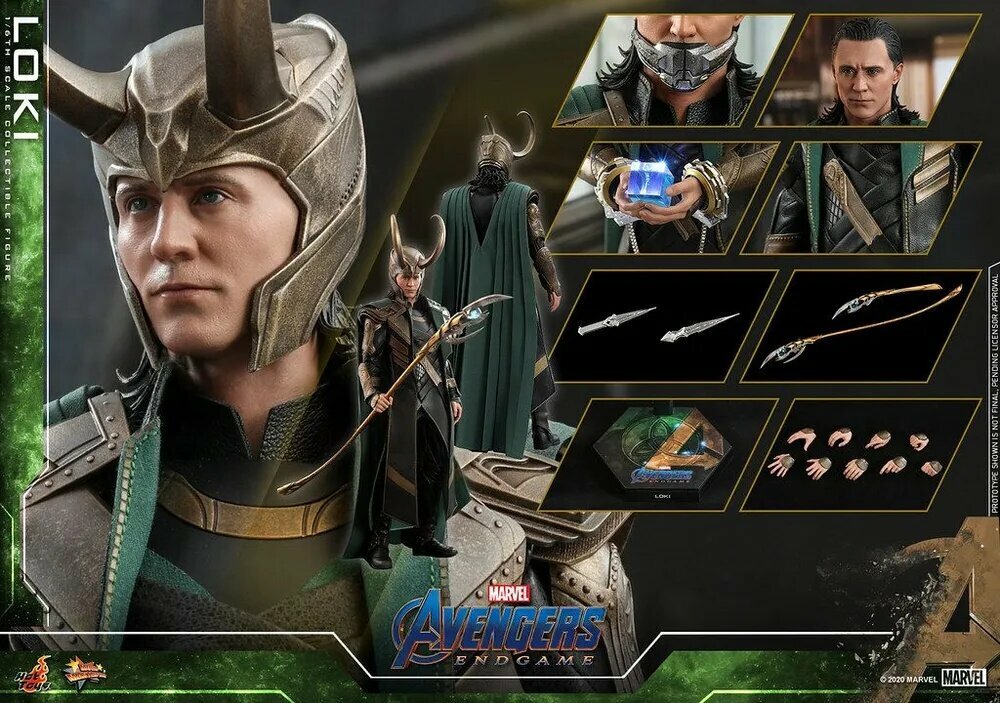 Hot Toys Фигурка Президент Локи, MMS579, Avengers: Endgame, 1/6 Loki