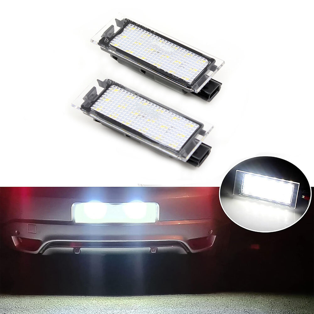 Белая Светодиодная Лампа Освещения Номерного Знака Renault Espace Logan Trafic Twingo