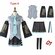 Косплей костюм Мику Виртуальная певица L, Type A Clothes