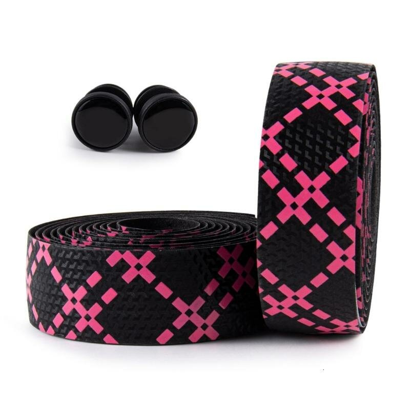 2pcs велосипеды на руле с рулем ленты велосипеды велосипедов, Черный плюс пудра