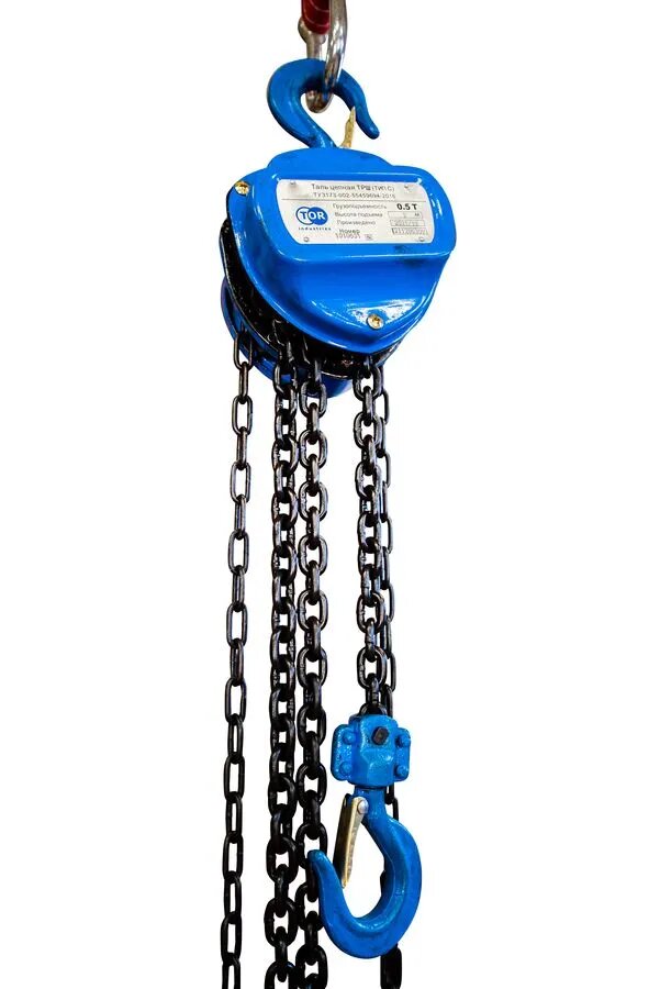 1010531 Таль ручная шестеренная TOR ТРШ C 0,5ТХ3М PRO (для тяжелых работ)