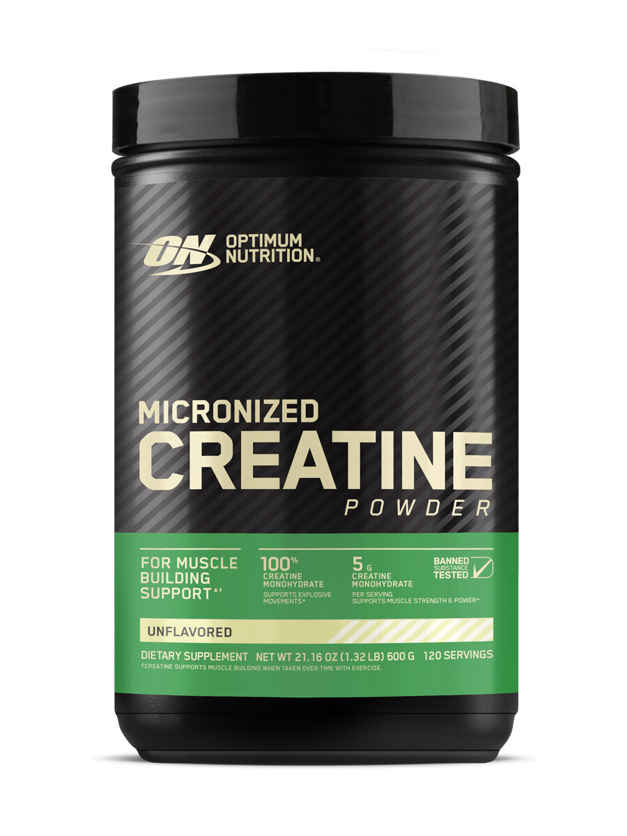 Креатин моногидрат Optimum Nutrition Micronized creatine monohydrate powder 600 гр