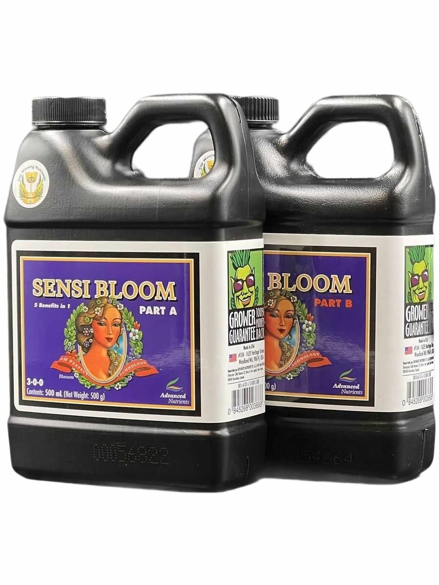 Базовое удобрение Advanced Nutrients pH Perfect Sensi Bloom А+В 500 мл — фото 1