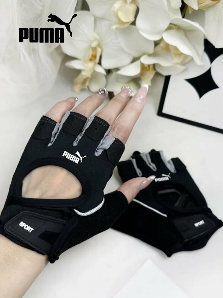 PUMA Перчатки для фитнеса, легкой атлетики, размер: M