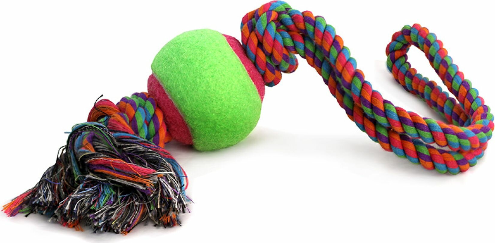 Игрушка Triol "Грейфер с мячом", для собак, 43см, хлопок, резина