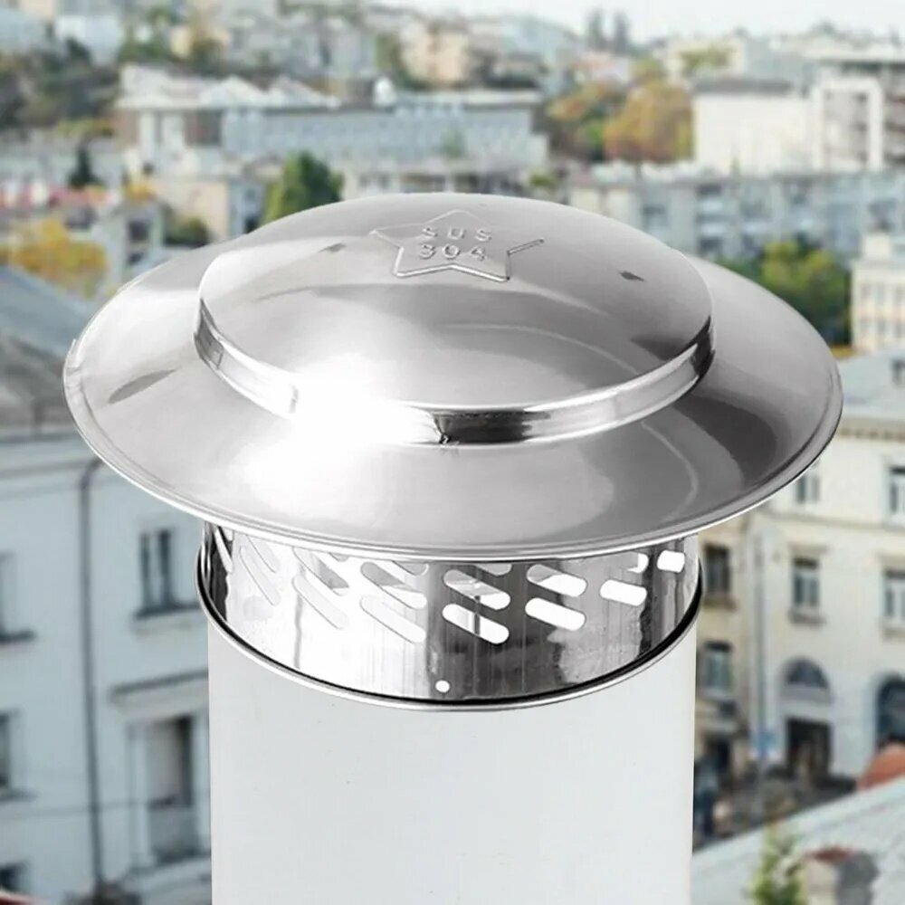 Зонт на трубу дымохода нержавеющий, Защита вентиляционных отверстий на крыше