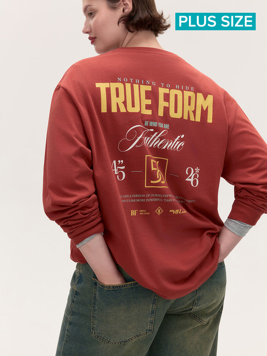 Лонгслив Plus Size