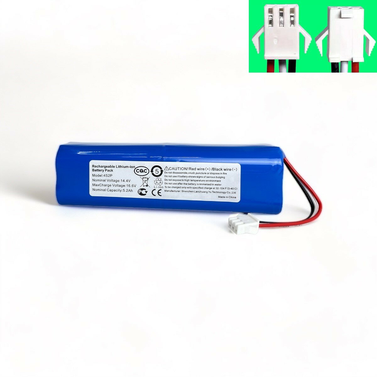 Аккумулятор Run Energy для робота пылесоса Xiaomi Lydsto R1, 5200 mAh.