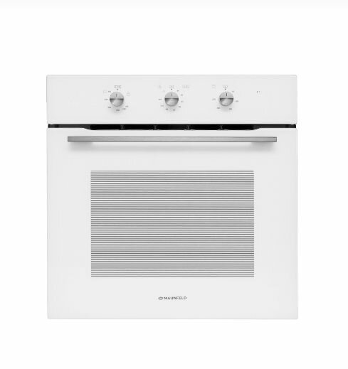 Духовой шкаф газовый Maunfeld MOGS703W, белый