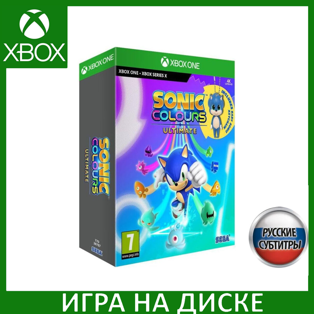 Игра Sonic Colours: Ultimate Launch Edition Xbox One, Series X Русская Версия Диск на Xbox