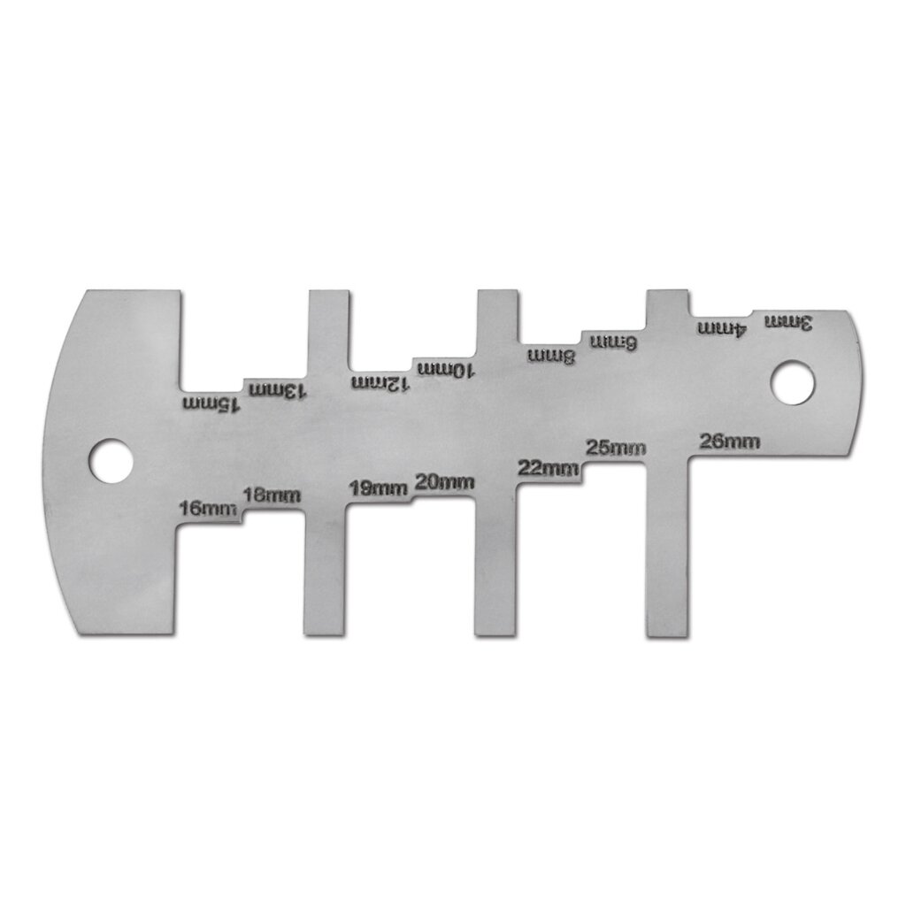 Измеритель Высоты Из нержавеющей Стали Для Деревообрабатывающего Фрезера Глубиномер 3-26 мм Точный Измерительный Инструмент С Гладкими Поверхностями