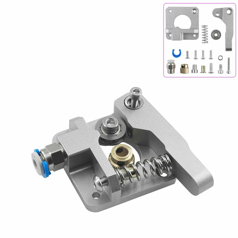 Модернизированный алюминиевый комплект привода экструдера MK8 для 3D-принтеров Ender 3/3 Pro/3 V2, Ender 5/5 Pro/5 Plus, CR-10/10S.