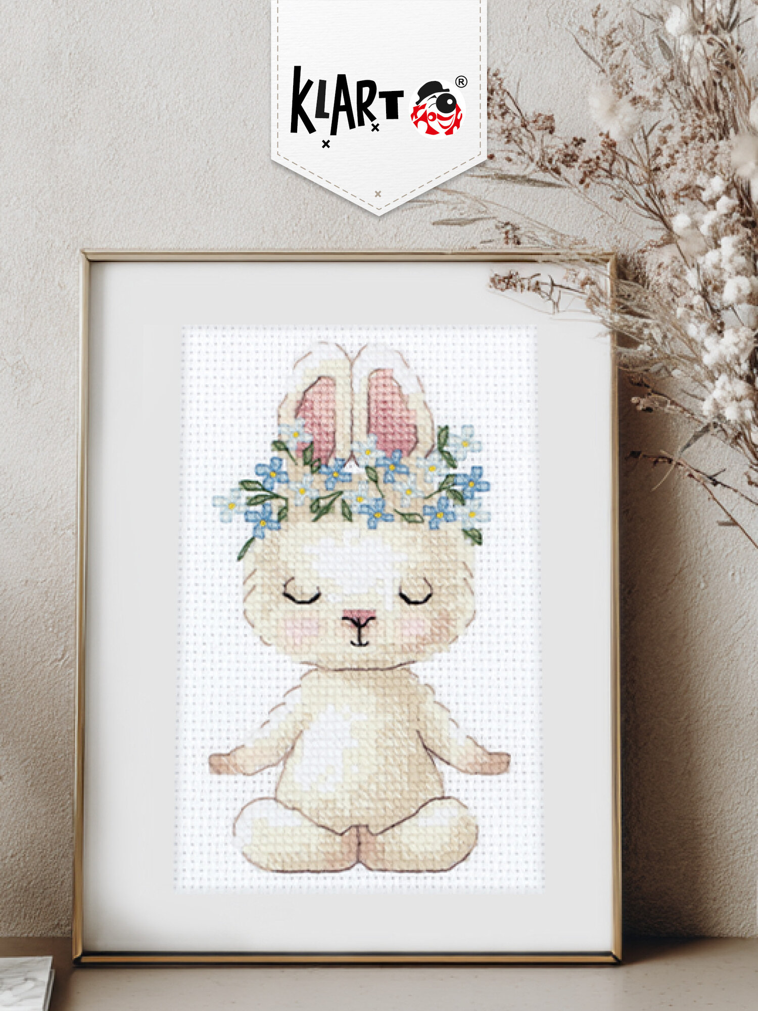 Набор для вышивания Klart 8-523 "Медитация" 9 х 13 см