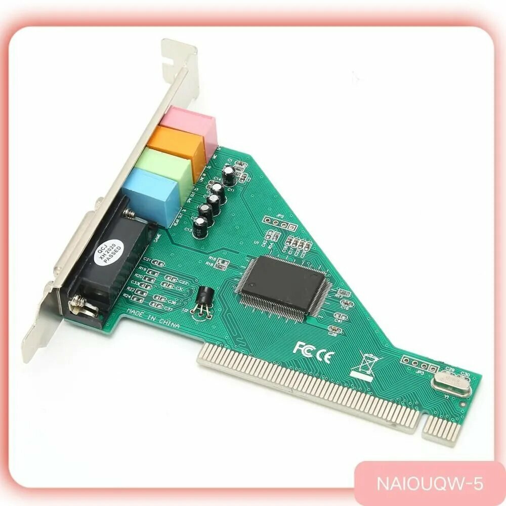 PCI Звуковая Карта, 120dB Дуplex Воспроизведение, для ПК и Музыкантов