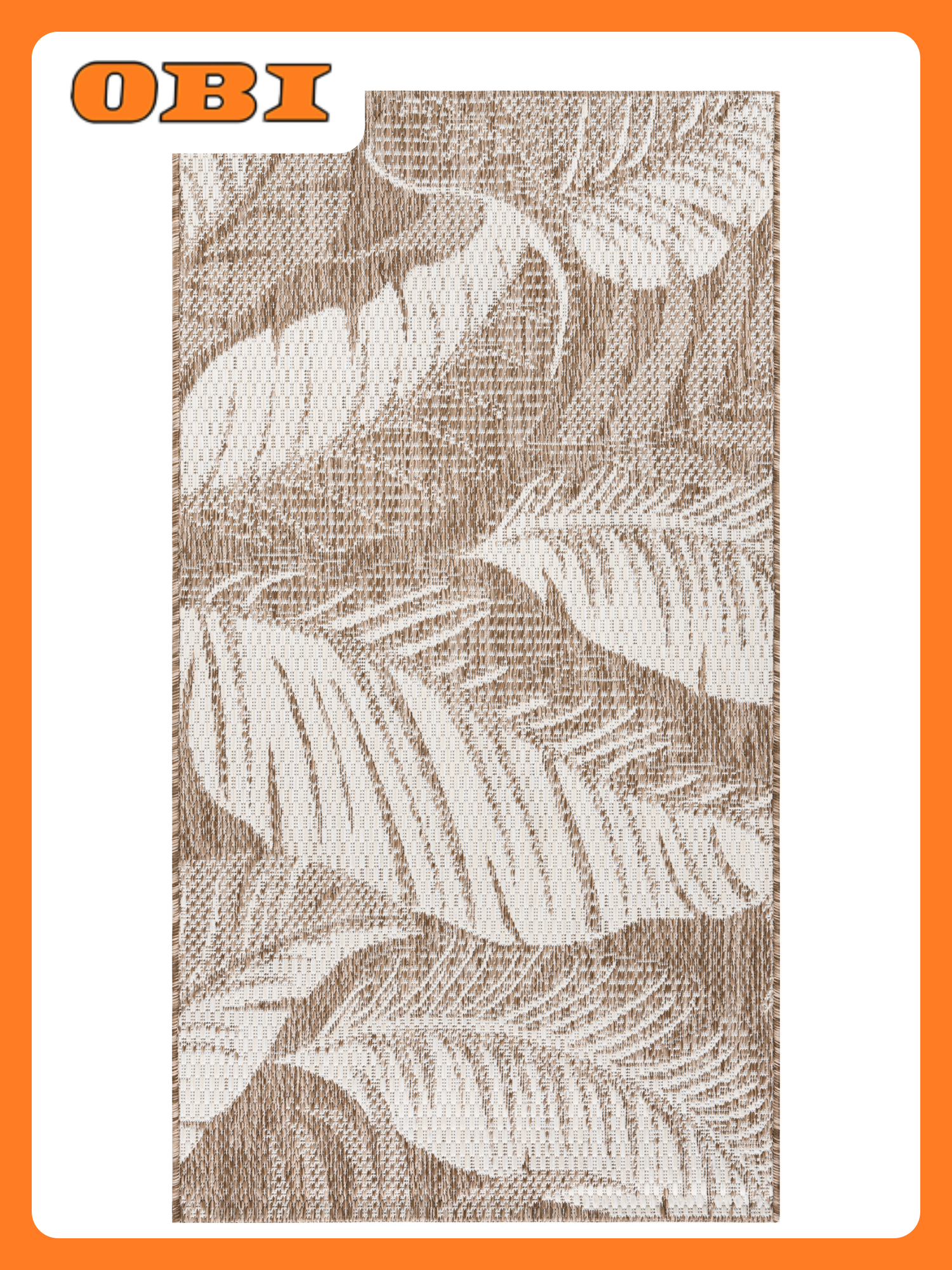 Ковер Paros 0.8x1.5 дизайн 8913A бежевый