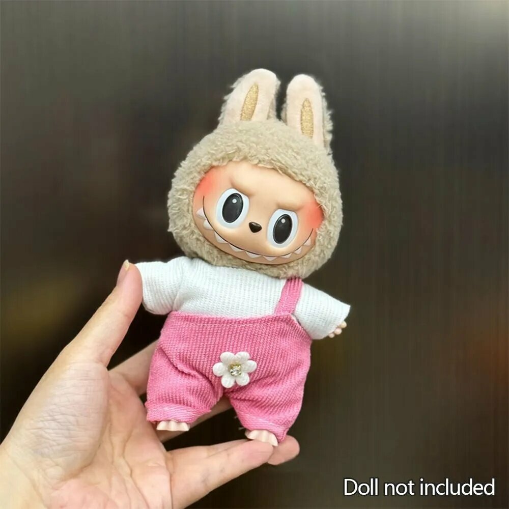 Кукольная одежда, брюки на спинке, замена аксессуаров для 17 см Labubu, с куклой