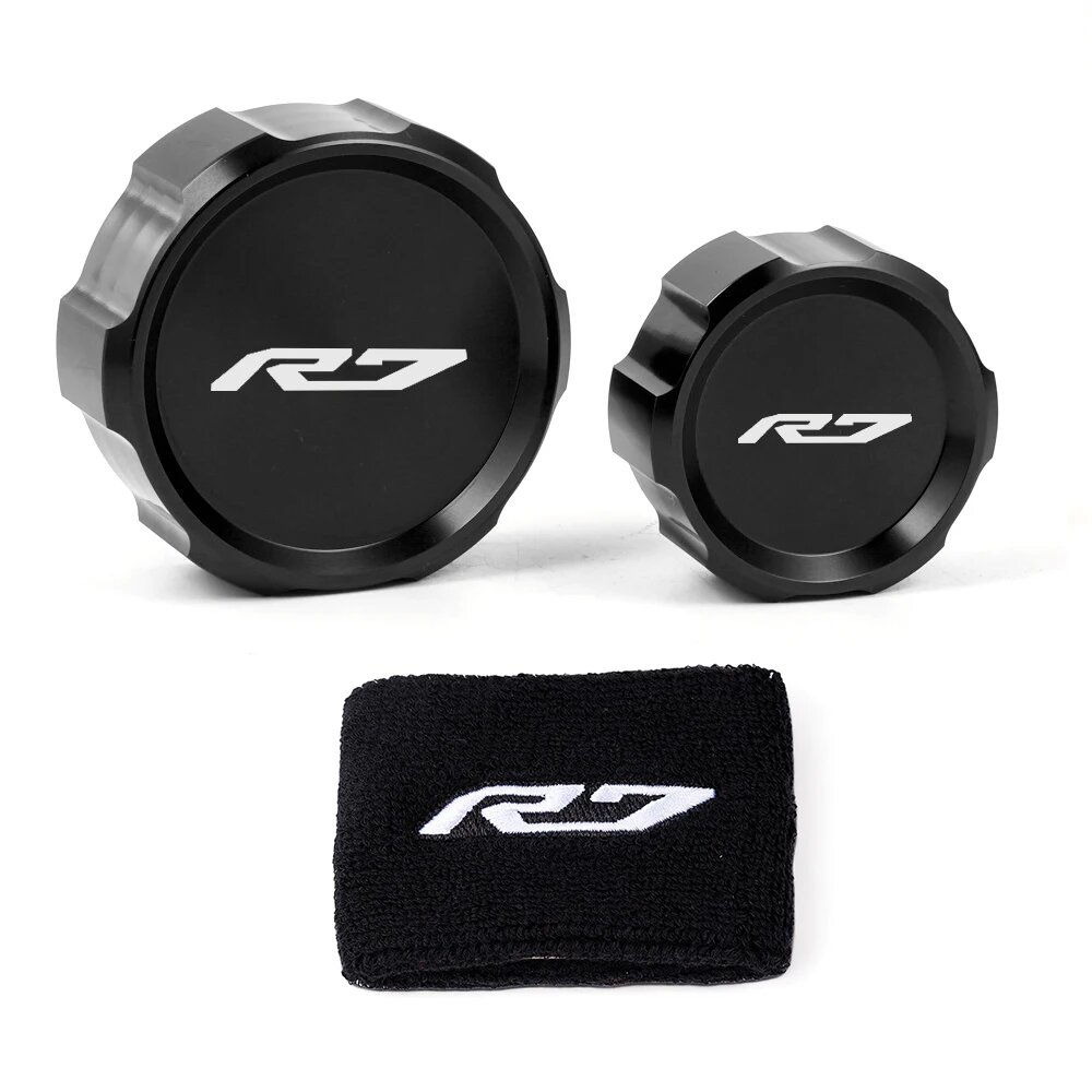 Крышка бачка тормозной жидкости Yamaha R7 2021-2025, черная
