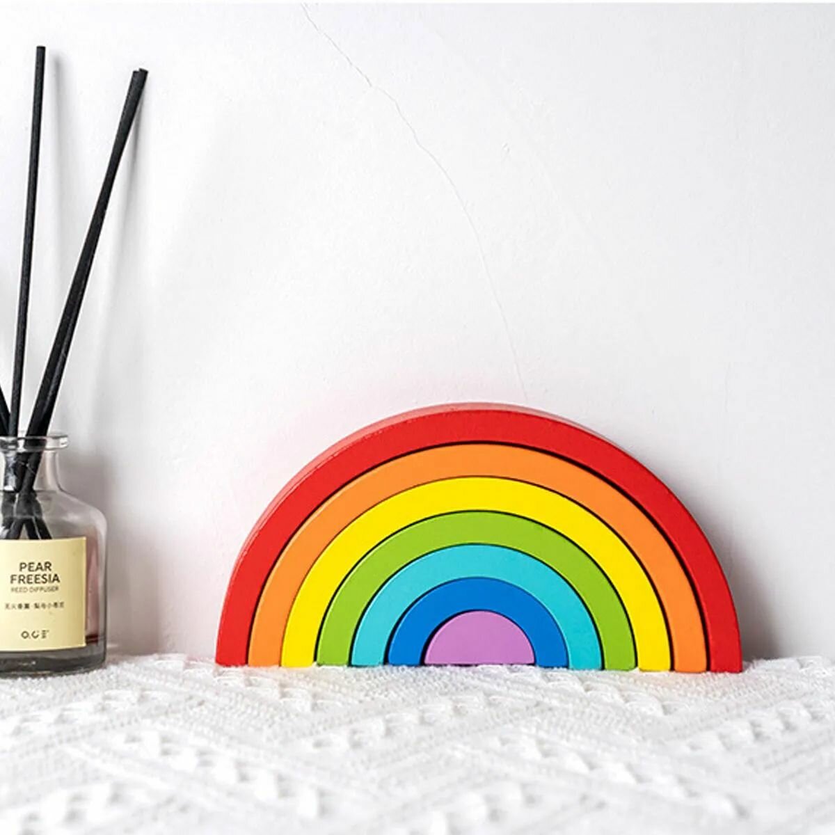 Детские развивающие игрушки, радужные строительные блоки, деревянные строительные блоки, подходят для рождественских подарков