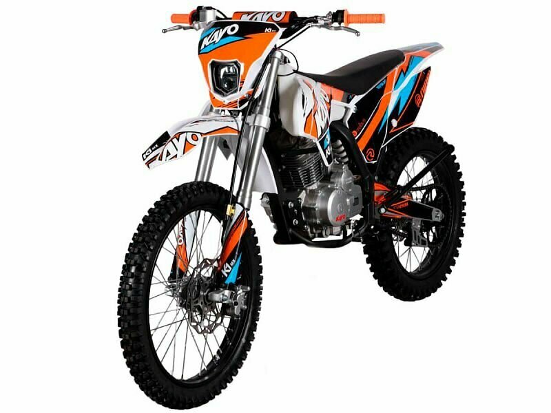 Мотоцикл KAYO K1-L 250MX, кроссовый, бензиновый, оранжевый