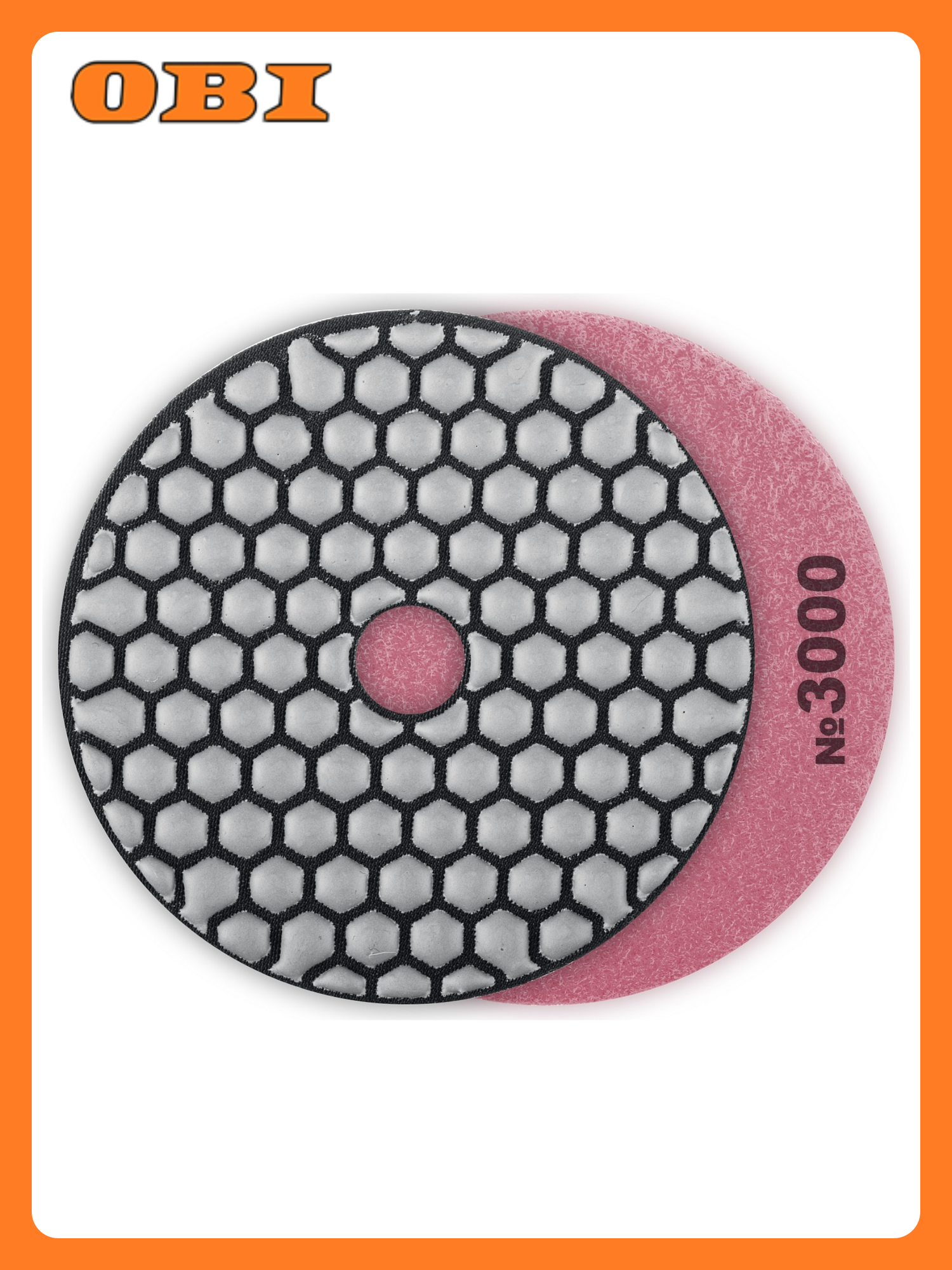 Шлифовальный круг ЗУБР №3000, алмазный, гибкий, для сухого шлифования, 100мм