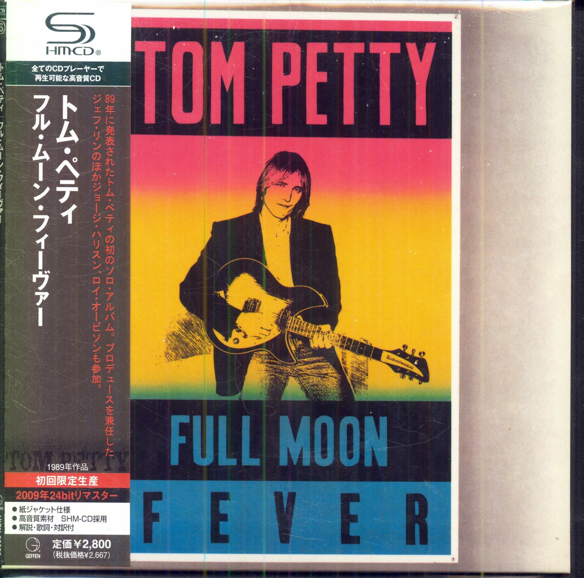 Tom Petty. Full Moon Fever (SHM-CD, Paper Sleeve, Limited Edition, Japan, Geffen Records, UICY-93956, 2009, новый импортн. компакт-диск в заводской упаковке) CD
