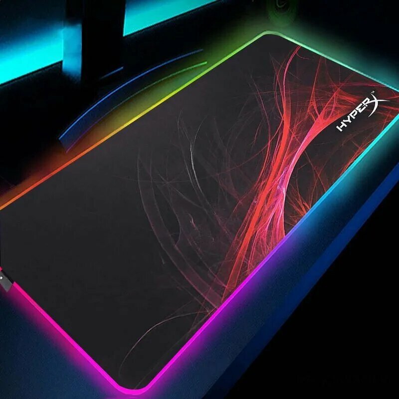 HyperX Коврик для мышки, XXL, коралловый, коричнево-красный