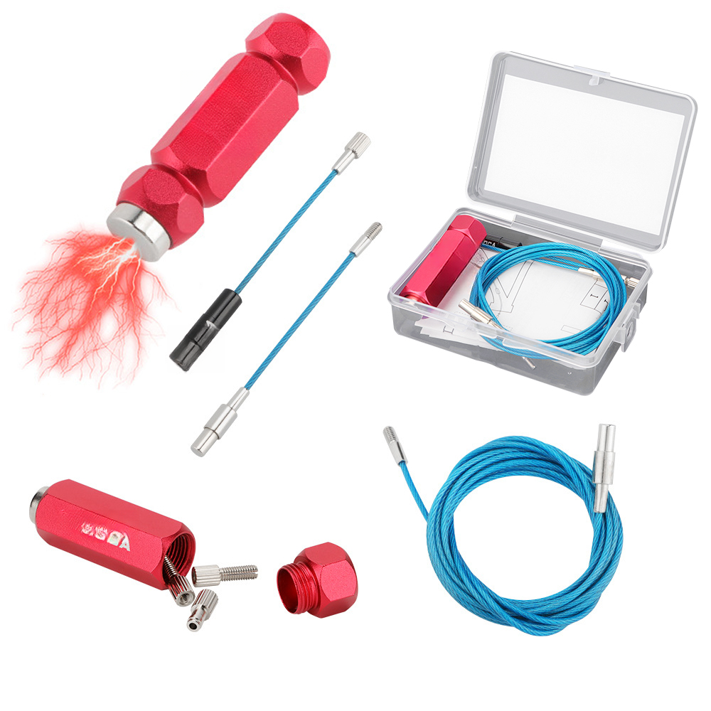 Инструмент для прокладки внутренних кабелей велосипеда с быстрым съемом, инструмент для внутренней проводки велосипеда, аксессуар для ремонта и обслуживания велосипеда, тип A, тип B, основной цвет синий+красный, материал алюминиевый сплав+нержавеющая