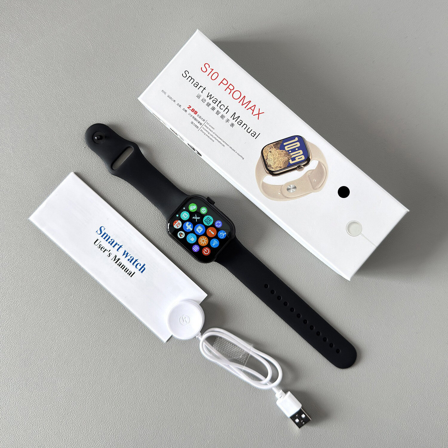 Часы S10 Топ версия Watch10 Bluetooth звонки Спорт Уровень сахара в крови Мочевая кислота Частота сердечных сокращений Оффлайн оплата Умные часы S11